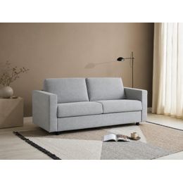 Schlafsofa OTTO HOME, B:192cm H:85cm T:95cm, grau, 100% Polyester, Wohnzimmer, Sofas, "Jorren, Schlaf-Couch, Liegefl. 140 oder 160x200 cm",