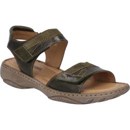Josef Seibel Damen Sandale "Debra 19, moos", Gr. 41, gr&uuml;n, Obermaterial: 100% Rindsleder Leather cow., Schuhe