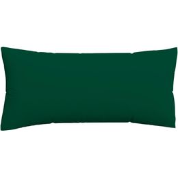 Kissenbezug Schlafgut, B:40cm L:80cm, gr&uuml;n, Jersey, Obermaterial: 95% Baumwolle, 5% Elasthan, Kissenbez&uuml;ge, "Premium Kissenbezug Knitted Jersey (1