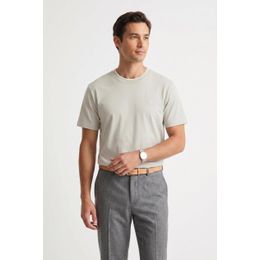 Marc O'Polo MARC O'POLO Herren T-Shirtgrau kit, Gr. S, Jersey, Obermaterial: 100% Baumwolle, Shirts, regular aus reiner Bio-Baumwolle