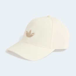 Damen Baseball Cap "ADICOLOR CLASSIC TREFOIL"cloud wei&szlig;, adidas originals, Obermaterial: 100% Baumwolle, Caps, f&uuml;r Erwachsene, sportlicher Stil, aus