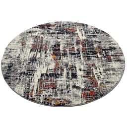 Teppich, H:20mm &Oslash;:200cm, bunt, OCI DIE TEPPICHMARKE, Polypropylen, Wohnzimmer, Teppiche, "HIGH & LOW SIX", Hochflor, Langflor, 3D Hochtief-Optik,