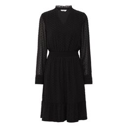 B.Young Damen Midikleid "Kleid BYIZETTE", schwarz, Gr. 36, Obermaterial: 100% Polyester PES., Kleider