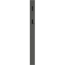 Garderobenpaneel, B:13cm H:160cm T:3cm, grau, SET ONE BY Musterring, Holzwerkstoff, Garderobenpaneele, "reno-Dielen", Schlankes Design, in 2 Farben