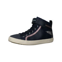 Geox M&auml;dchen Sneaker "Geox Sneaker Lederimitat/Textil", Gr. 24, silber, Lederimitat, Textil, Schuhe