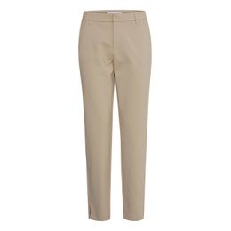 Pulz Jeans Damen Chinohose "Damen Chino PZBINDY", grau, Gr. 42, Obermaterial: 53% Baumwolle CO. 44% Polyester PES. 3% Elasthan EL., Hosen