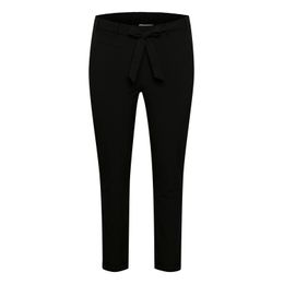 Kaffe CURVE Damen Marlene-Hose "Damen Hose KCjia", schwarz, Gr. 52, Obermaterial: 68% Polyester PES. 28% Viskose CV. 4% Elasthan EL., Hosen