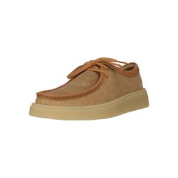 Clarks Herren Schn&uuml;rschuh "Torview", Gr. 46, beige, Leder, Schuhe, mit angenehm weicher D&auml;mpfung