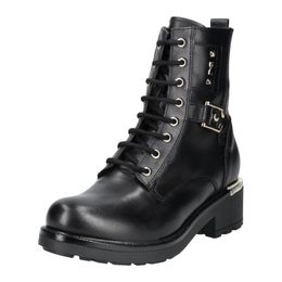 Nero Giardini Damen Schn&uuml;rstiefelette "Nero Giardini Stiefelette Leder", Gr. 36, schwarz, Leder, Schuhe