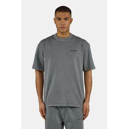 Pegador Herren T-Shirt "LOGO OVERSIZED TEE", grau, Gr. M, unifarben, Single Jersey, Obermaterial: 100% Baumwolle, Shirts, Baumwolle, oversize