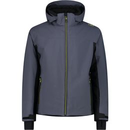 CMP Herren Funktionsjacke, grau, Gr. 54, kontrastfarbene Details, Web, Obermaterial: 100% Polyester. Futter: 100% Polyester. Wattierung: 100%