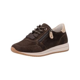 Remonte Damen Sneaker "Remonte Sneaker Veloursleder", Gr. 41dunkelbraun, Veloursleder, Schuhe