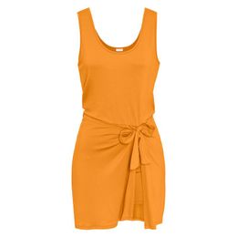 Lascana Damen Lascana Jerseykleid &raquo;mit integrierter Shorts und seitlicher Tasche&laquo; Leichtes Sommerkleid, kurzes Stretchkleid, Strandkleid mit Tasche 