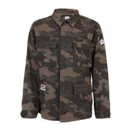 Brandit Herren Allwetterjacke "Brandit Ozzy BDU Jacket"schwarzcamo, Gr. 4XL, mehrfarbig, 100% Baumwolle, Jacken