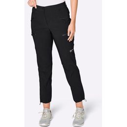 Catamaran Damen Trekkinghose, schwarz, Gr. 40, unifarben, 72% Viskose, 25% Polyamid, 3% Elasthan, Hosen