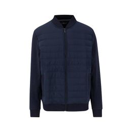 Fynch-Hatton Herren Fynch-Hatton Blouson ohne Kapuze mit Rei&szlig;verschluss und Steppung vorn blau XXL