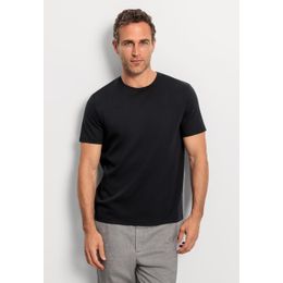 OLYMP Herren T-Shirt "OLYMP Casual Wirk", schwarz, Gr. M, 100% Baumwolle, Shirts