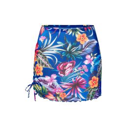 Lascana Damen Bade-Rock "Meeri", bunt, Gr. 42, bedruckt, Polyamid, Badehosen, aus leicht transparenter Mesh-Ware