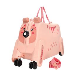 Zebra Hardcase-Trolley in Rosa - (B)54,8 x (H)36,5 x (T)24 cm - 63% | Kinder-rucksaecke-taschen