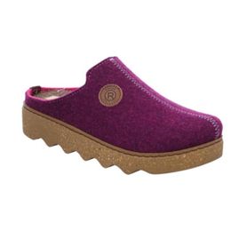 Rohde Damen Pantoffel &raquo;Foggia-D&laquo; Hausschuh, Clog, zweifarbiger Homeslipper mit Profilsohle lila 42