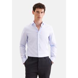 Seidensticker Herren Businesshemd "Schwarze Rose", wei&szlig;, Gr. 38, Fischgratmuster, 100% Baumwolle, Hemden, Slim 1/1 Haifischkragen Fischgrat