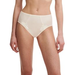 Chantelle Damen Slip "HEDONA", Gr. 48, beige, Obermaterial: 83% Polyamid, 17% Elasthan, Unterhosen, blickdichtes Gewebe, Guipure Spitze
