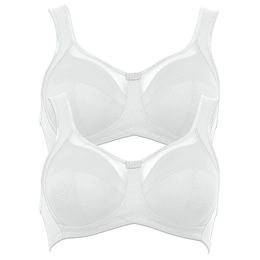 Anita Damen Entlastungs-BH "Komfort BH Clara", Gr. 85, wei&szlig;, Obermaterial: 85% Polyamid PA. 15% Elasthan EL., BHs