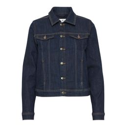 Pulz Jeans Damen Jeansjacke "Damen Jeansjacke PZKATJA", blau, Gr. S, Obermaterial: 94% Baumwolle CO. 4% Elastomultiester ELE. 2% Elasthan EL., Jacken