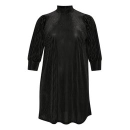 Kaffe CURVE Damen Midikleid "Kleid KCcacanna", schwarz, Gr. M, Obermaterial: 90% Polyester PES. 10% Elasthan EL., Kleider