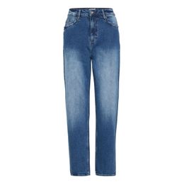 B.Young Damen Regular-fit-Jeans "Damen Jeans BYLOETTA", blau, Gr. 36, Obermaterial: 98% Baumwolle CO. 2% Elasthan EL., Jeans