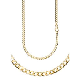 Firetti Herren Collierkettchen &raquo;Schmuck Geschenk Gold 333 u. 585 Armband Kette Panzerkette diamantiert&laquo; Made in Germany gold 19, Gelbgold 333, B: 5mm