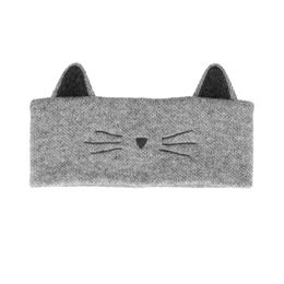 MaxiMo Baby Stirnband, grau, Gr. 53, Strick, Obermaterial: 60% Polyester, 30% Polyamid, 10% Wolle, M&uuml;tzen