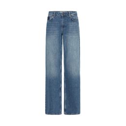 Pulz Jeans Damen Regular-fit-Jeans "Damen Jeans PZVEGA", blau, Gr. 35, Obermaterial: 99% Baumwolle CO. 1% Elasthan EL., Jeans