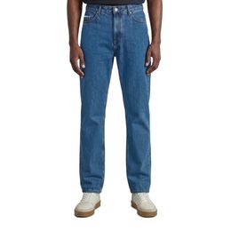 Marc O'Polo Herren Relax-fit-Jeans "aus reiner Bio-Baumwolle", blau, Gr. 32, MARC O'POLO DENIM, unifarben, Obermaterial: 100% Baumwolle, Jeans