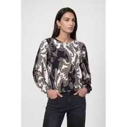 monari Damen Langarmshirt &raquo;Shirt Paisley allover&laquo; Regular fit mit Paisleymuster bunt 42