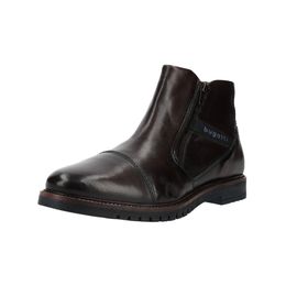 Bugatti Damen Stiefelette "Bugatti Stiefelette Leder", Gr. 46, braun, Leder, Schuhe