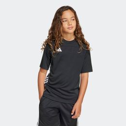 Jungen Fu&szlig;balltrikot "TIRO ES JSY Y", schwarz-wei&szlig;, Gr. 128, adidas Performance, Obermaterial: 100% Polyester, Trikots, Kinder Fu&szlig;balltrikot, mit