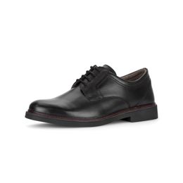 Gabor Herren Schn&uuml;rschuh, Gr. 9,5, schwarz, Glattleder, Schuhe, Blockabsatz, Abendschuh mit Ziern&auml;hten, G-Weite
