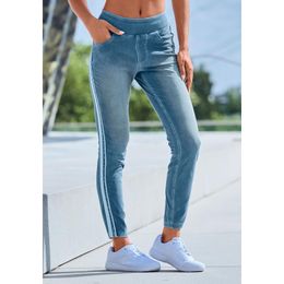 H.I.S. H.I.S Damen Leggings &raquo;Skinny-Jeggings im denim Style&laquo; Denim der sich uneingeschr&auml;nkt bequem anf&uuml;hlt 40/42, N-Gr
