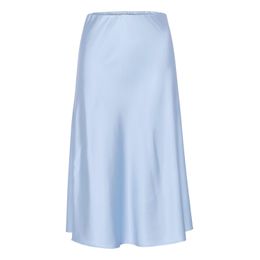Saint Tropez Damen Midirock "Damen Rock DisaSZ", blau, Gr. XL, Obermaterial: 97% Polyester PES. 3% Elasthan EL., R&ouml;cke