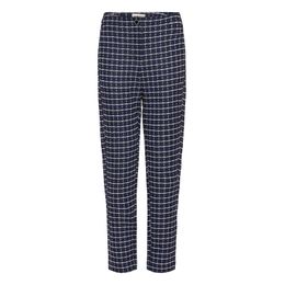 Ichi Damen Stoffhose "Damen Casual IHKATE", blau, Gr. XXXL, Obermaterial: 91% Polyester PES. 8% Baumwolle CO. 1% Elasthan EL., Hosen