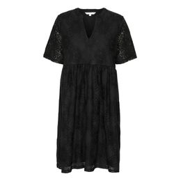 Culture Damen Midikleid "Damen Kleid CUhenriette", schwarz, Gr. S, Obermaterial: 70% Polyamid PA. 30% Baumwolle CO., Kleider