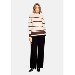 Betty Barclay Damen Strickpullover "Damen mit Stehkragen", beige, Gr. 44, Strick, Obermaterial: 55% Viskose, 30% Polyester, 15% Polyamid, Pullover