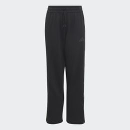 M&auml;dchen Sporthose "J CAMO PT 3S"schwarz, carbon,, Gr. 140, adidas Sportswear, Obermaterial: 55% Baumwolle, 36% Polyester, 9% Viskose, Hosen