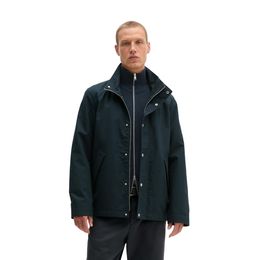 Marc O'Polo MARC O'POLO Herren Canvasjacke, schwarz, Gr. XXL, Web, Obermaterial: 60% Baumwolle, 40% Polyamid, Jacken, regular mit leichter Wattierung von Unifi