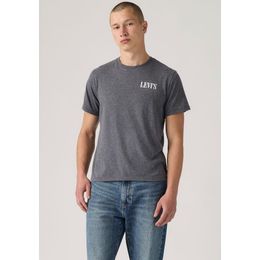 Levi's Levi's Herren T-Shirt &raquo;GRAPHIC CREWNECK TEE&laquo; Melierter Feinstrick, pflegeleichter Materialmix grau S