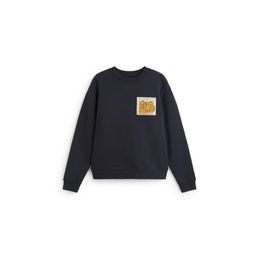 thinking mu Sweatshirt 'LEON' Herren Gr&ouml;&szlig;e L marine / mischfarben