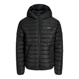 Jack & Jones Jack & Jones Herren Steppjacke &raquo;JJELVIS LIGHT PUFFER HOOD&laquo; mit Kapuze Kunstfaser, regular fit schwarz M