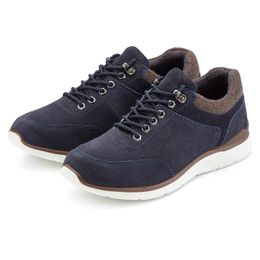 H.I.S. H.I.S Herren Sneaker &raquo;Schn&uuml;rhalbschuh, Freizeitschuh, Halbschuh&laquo; NEU aus hochwertigem Leder blau 41