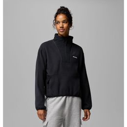 Columbia Damen Fleecepullover &raquo;Sequoia Grove II Half Zip Fleece&laquo;, mit Half-Zip, windabweisend, wasserabweisend, atmungsaktiv, aus Fleece schwarz M (38